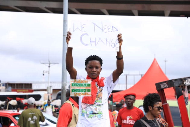 #OccupyBoG demo in pictures - Adomonline.com