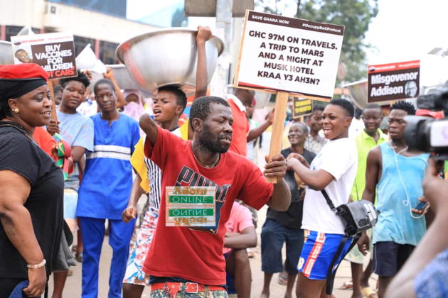 #OccupyBoG demo in pictures - Adomonline.com