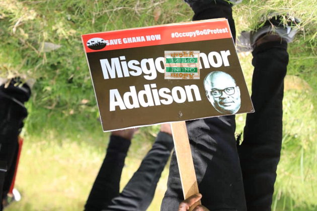 #OccupyBoG demo in pictures - Adomonline.com