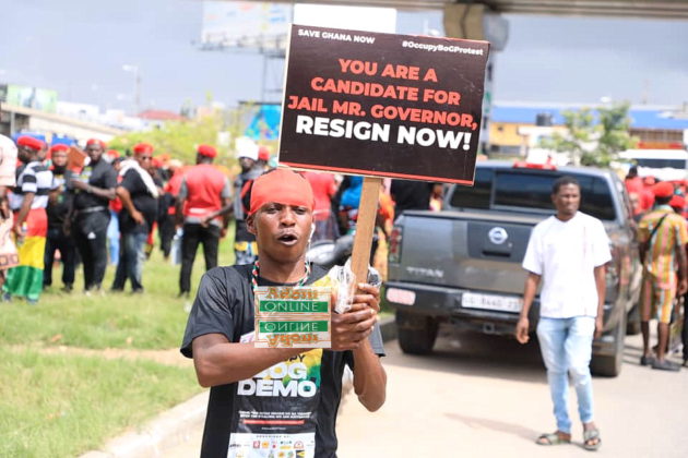 #OccupyBoG demo in pictures - Adomonline.com