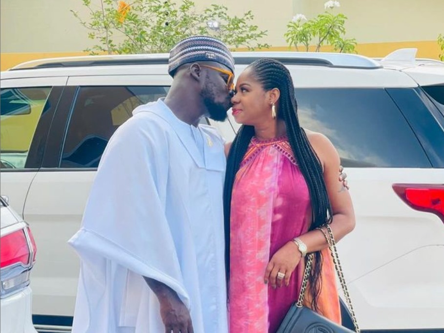 Romantic photos of Stephen Appiah and his beautiful wife melt hearts ...