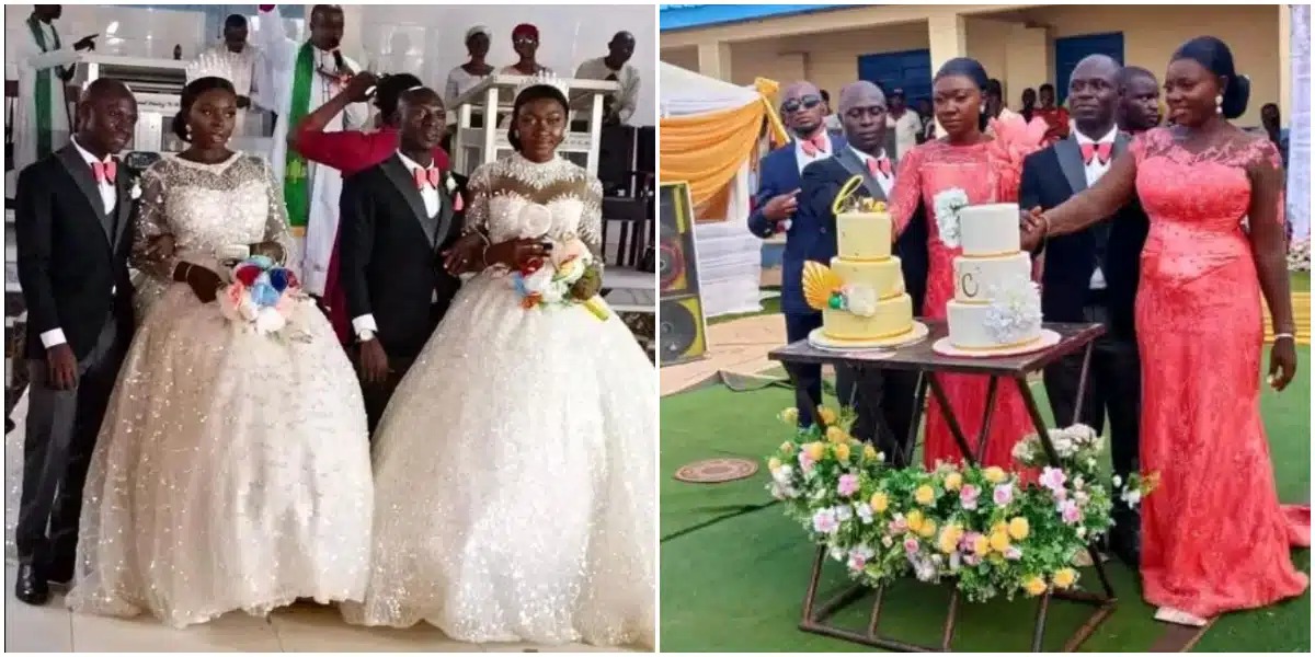 Photos drop as twin brothers marry twin sisters on same day ... Photos drop as twin brothers marry twin sisters on same day ...