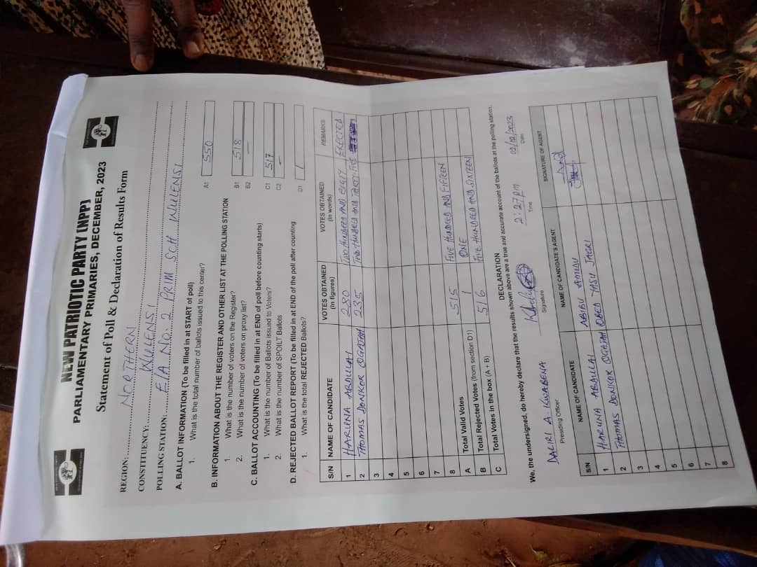 NPP Primaries: Check out provisional results - Adomonline.com