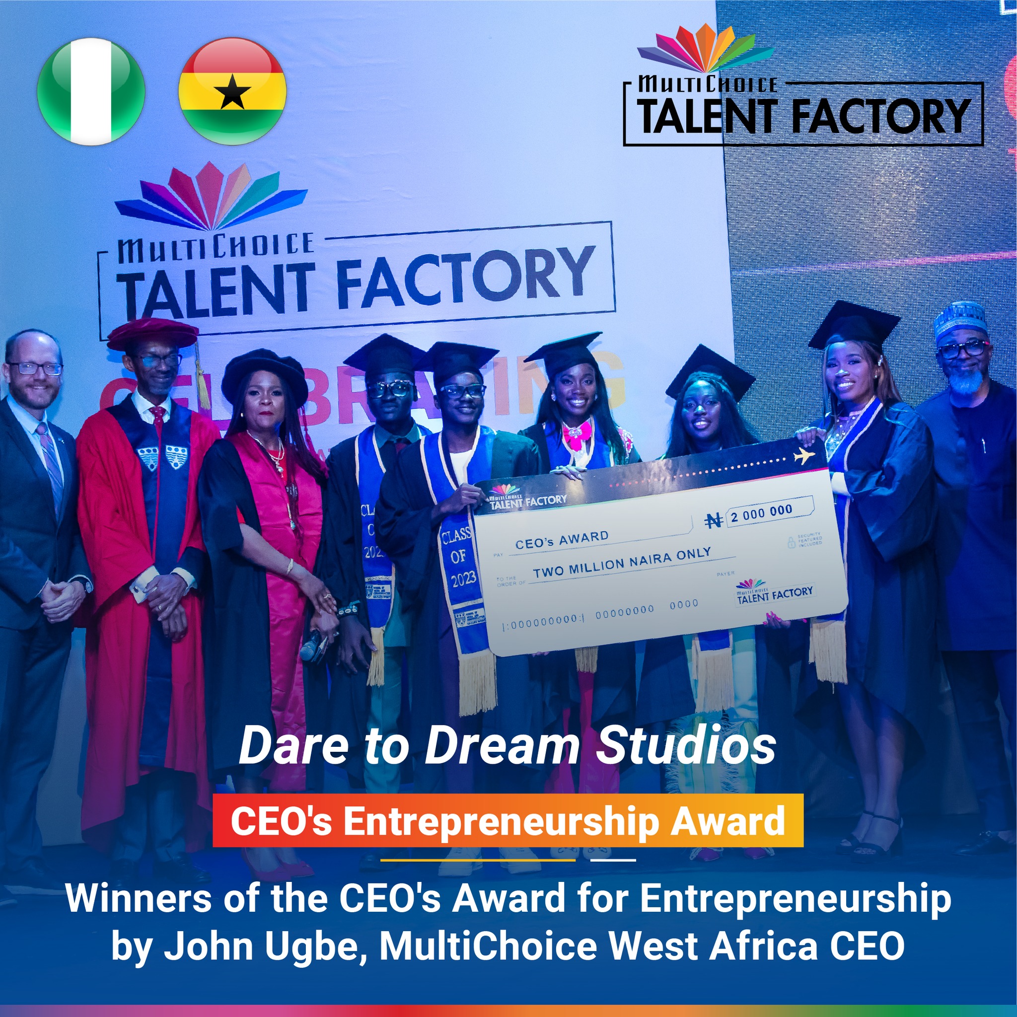 Three MTF Students Steal the Spotlight at Graduation Ceremony ...