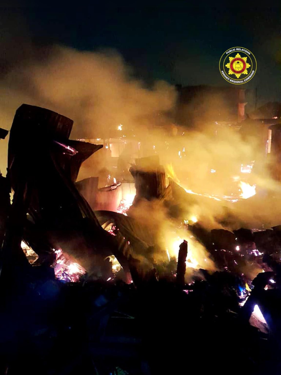 Fire guts parts of Kasoa New Market - Adomonline.com