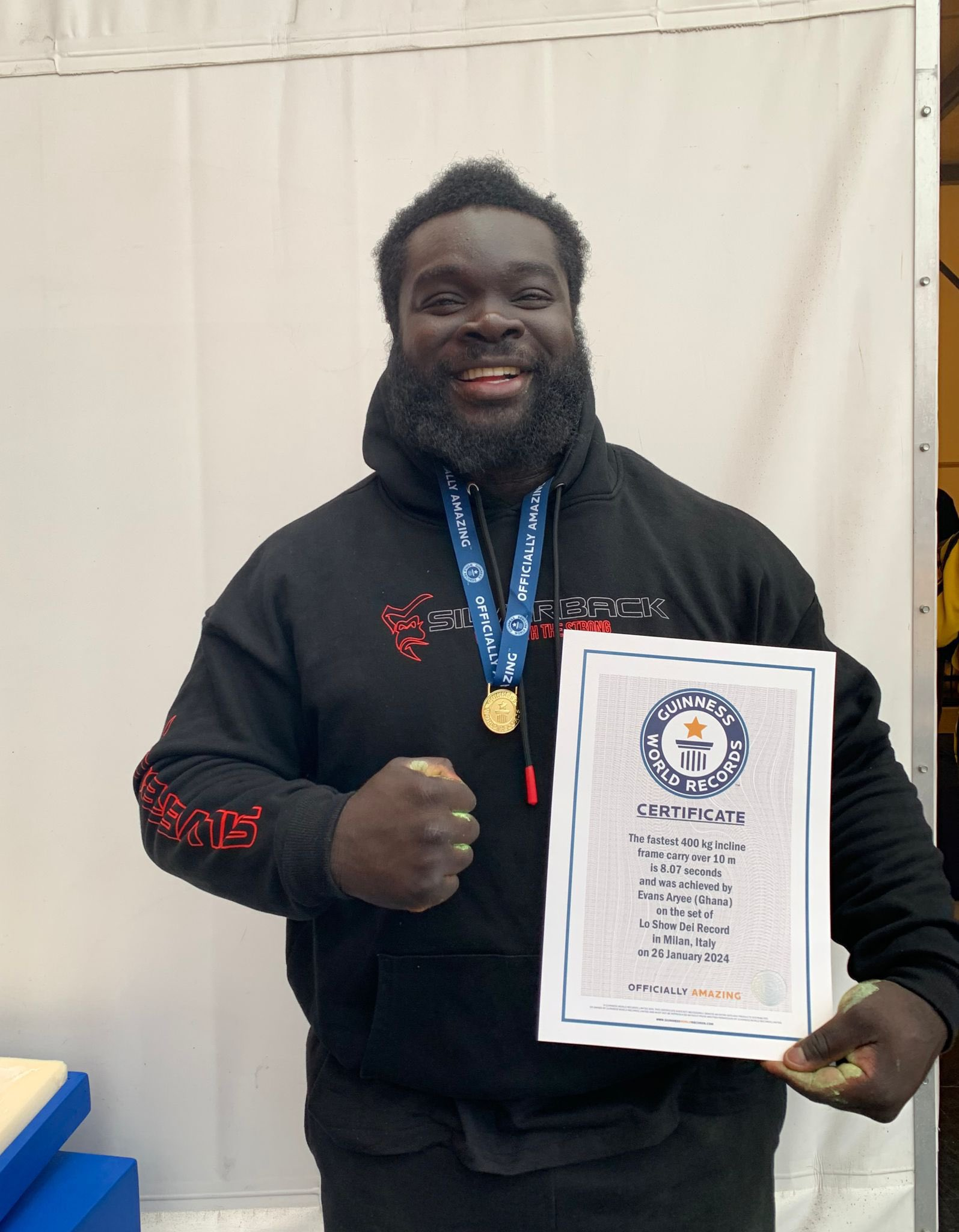Ghanaian fitness athlete breaks Guinness World Record - Adomonline.com