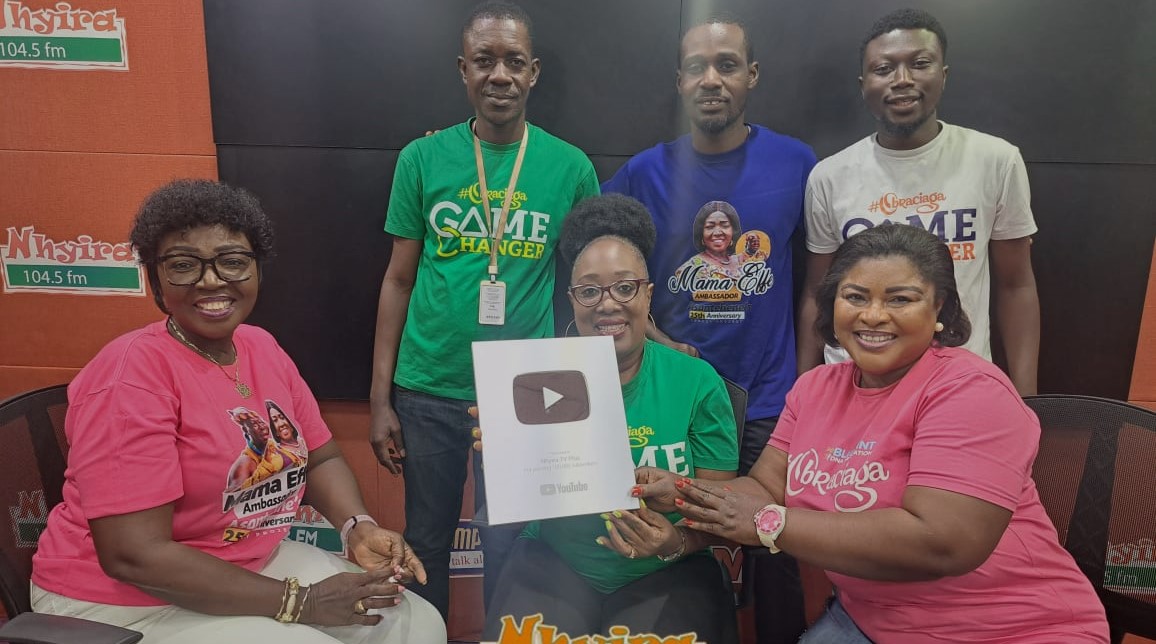 Nhyira FM recognized with Silver Creator Award by YouTube for reaching ...