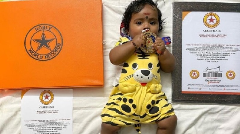 Four-month-old baby sets world record for remarkable talent ...