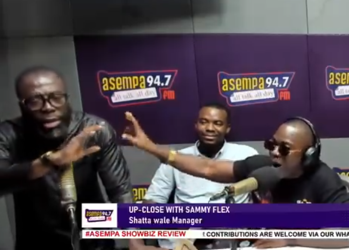 Sammy Flex clashes with Andy Dosty over Shatta Wale on Asempa FM [Video ...