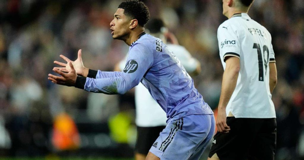 Bellingham sent off after Real Madrid draw at Valencia - Adomonline.com