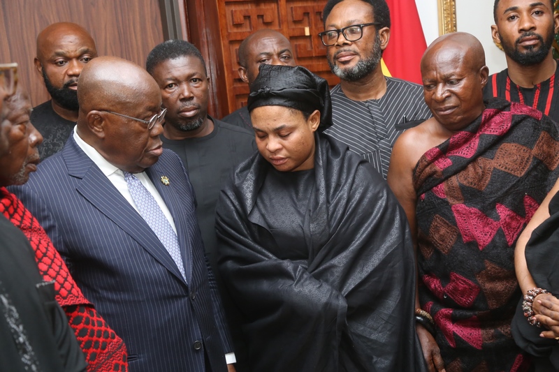 What Akufo-Addo said after family of late John Kumah paid a courtesy ...