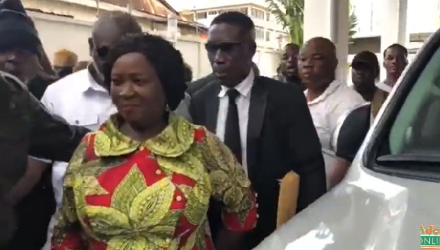 See what happened when Prof. Opoku-Agyemang stormed NDC headquarters ...