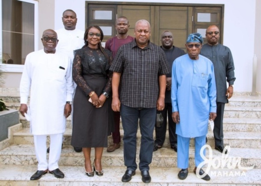 Mahama chairs launch of Obasanjo’s new book on leadership - Adomonline.com