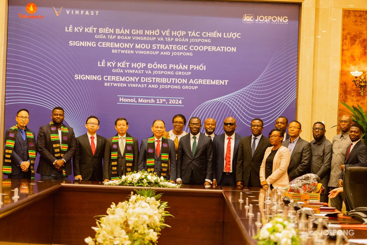 Jospong Group to lead distribution of VinFast's electric vehicle range ...