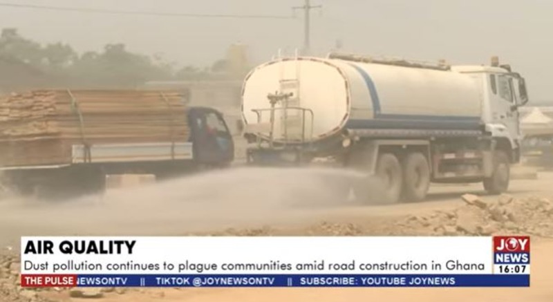 Ofankor-Nsawam road project: Residents struggle with air pollution ...