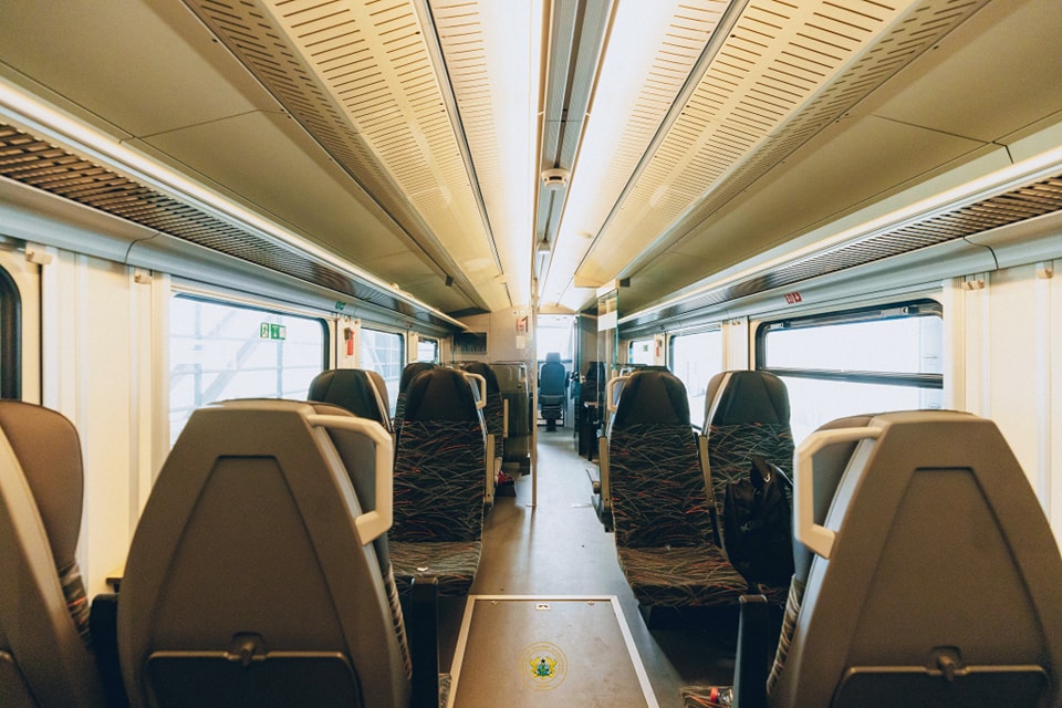 See photos of the newly installed trains for Tema-Mpakadan railway ...