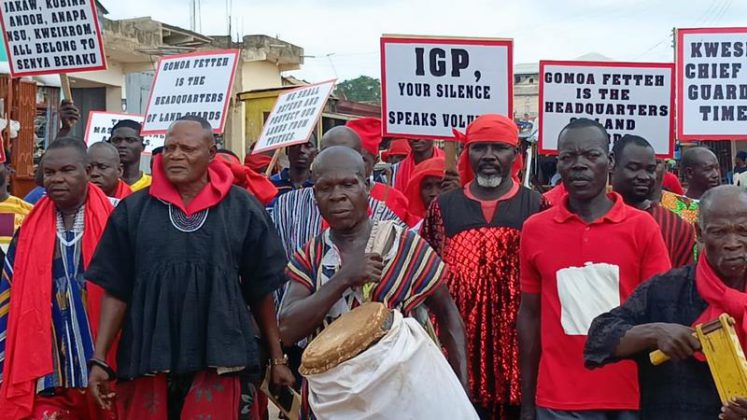 Senya Breku chiefs warn military to stay away from disputed land ...