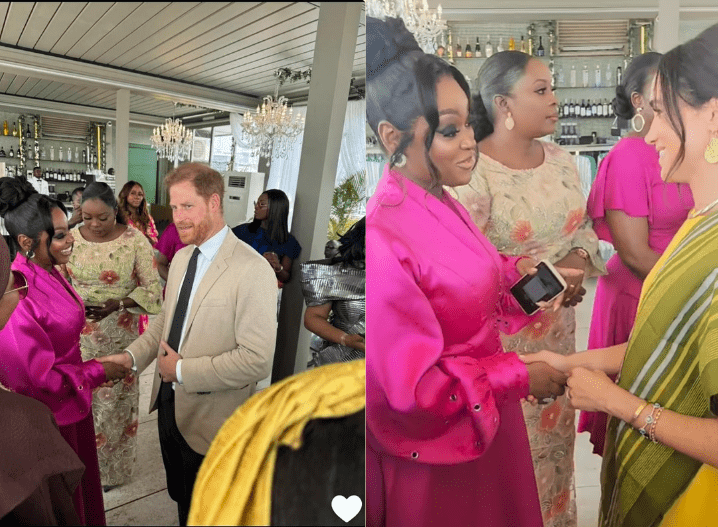Jackie Appiah meets Prince Harry and Meghan Markle [Video] - Adomonline.com