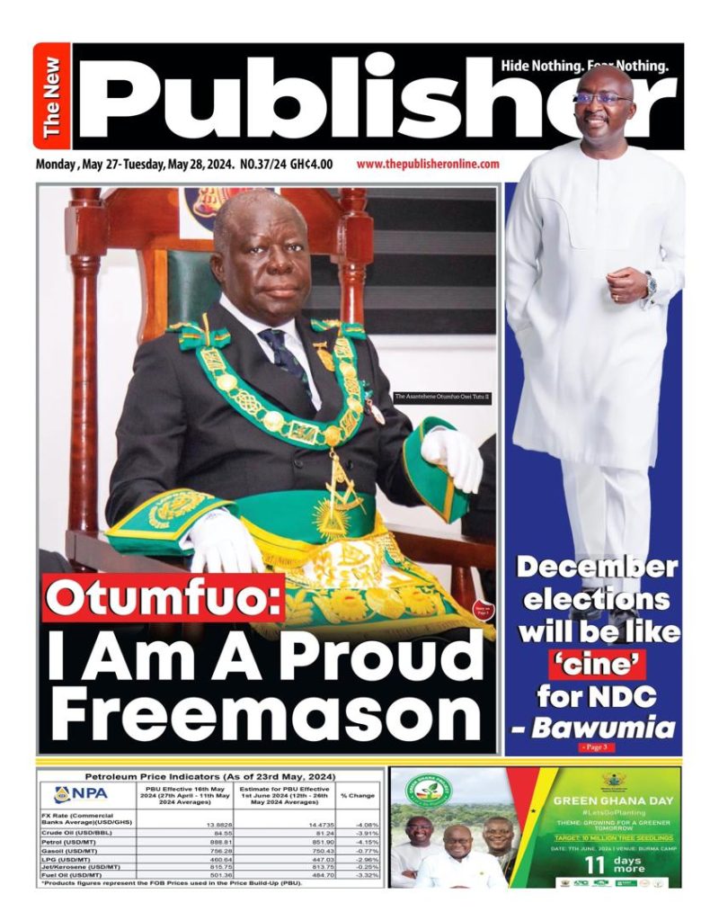 Newspaper headlines: Monday, May 27, 2024 - Adomonline.com