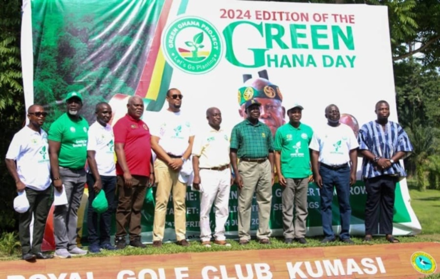 Green Ghana Day: Otumfuo Osei Tutu II leads tree planting exercise ...