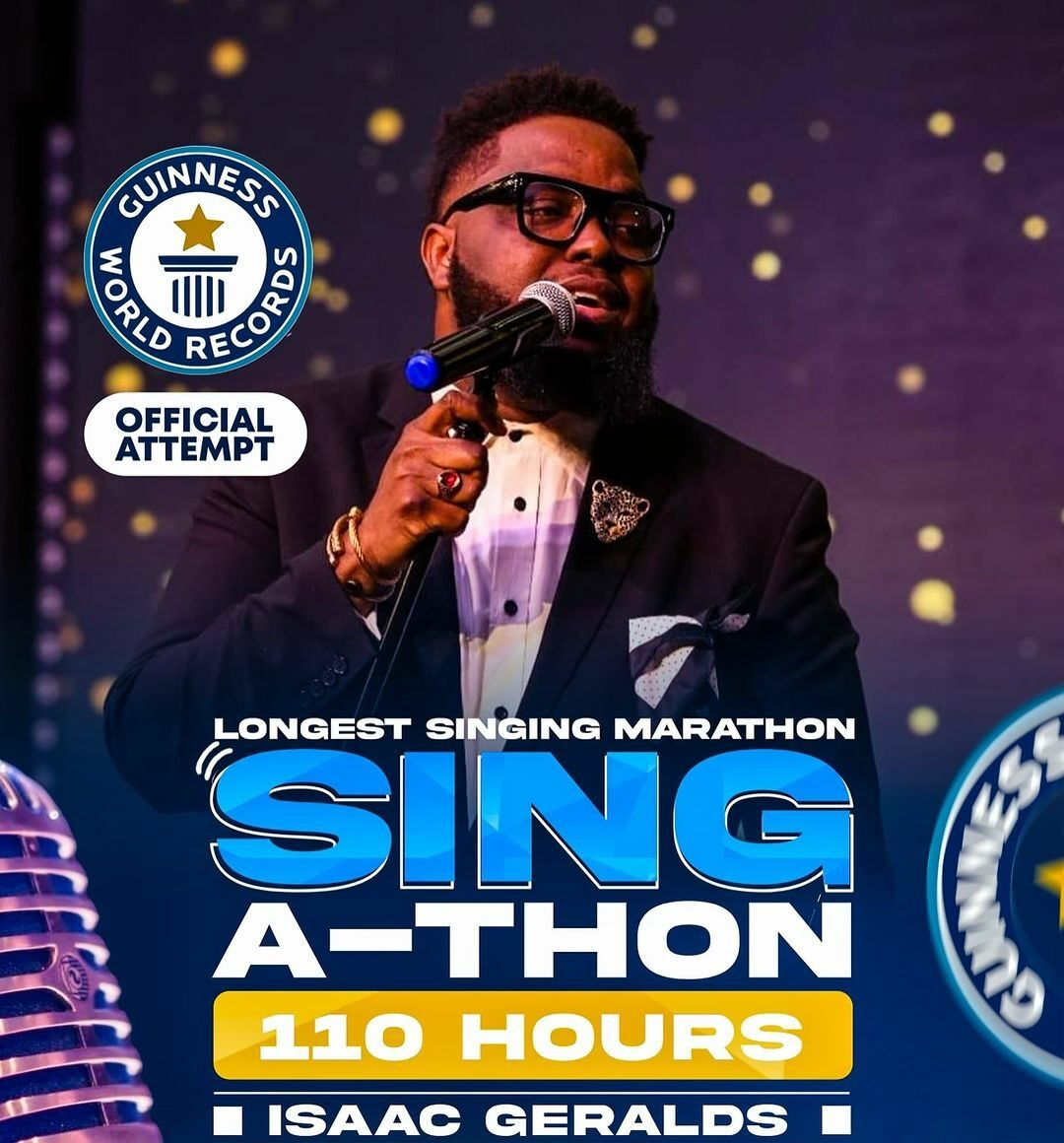 Nigerian attempts to break the Guinness World Record for longest ...