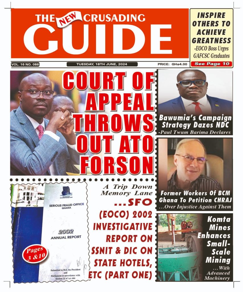 Newspaper headlines: Tuesday, June 18, 2024 - Adomonline.com