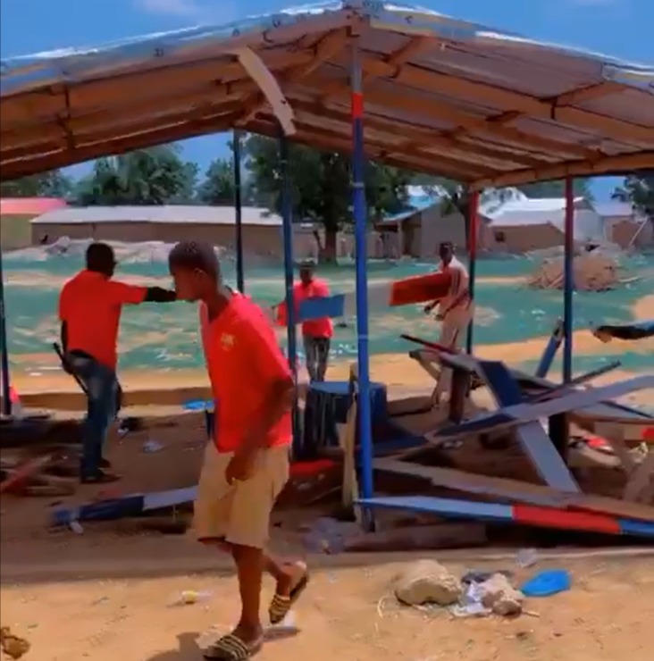 Police investigate destruction of structure in Pusiga - Adomonline.com