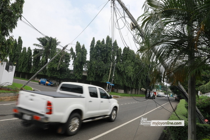 Disaster-in-waiting on Nortei Ababio Street at Airport Residential Area ...