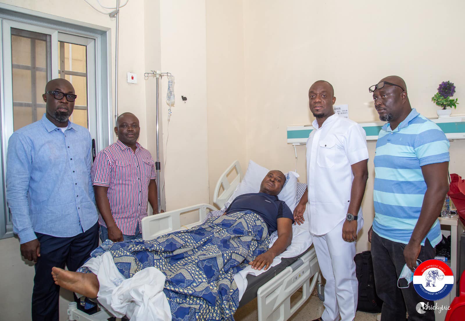 NPP gives update on Richard Ahiagbah's condition [Photos] - Adomonline.com