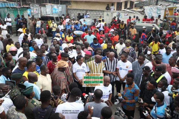 Ga Mantse leads Clean Accra Campaign [Photos] - Adomonline.com