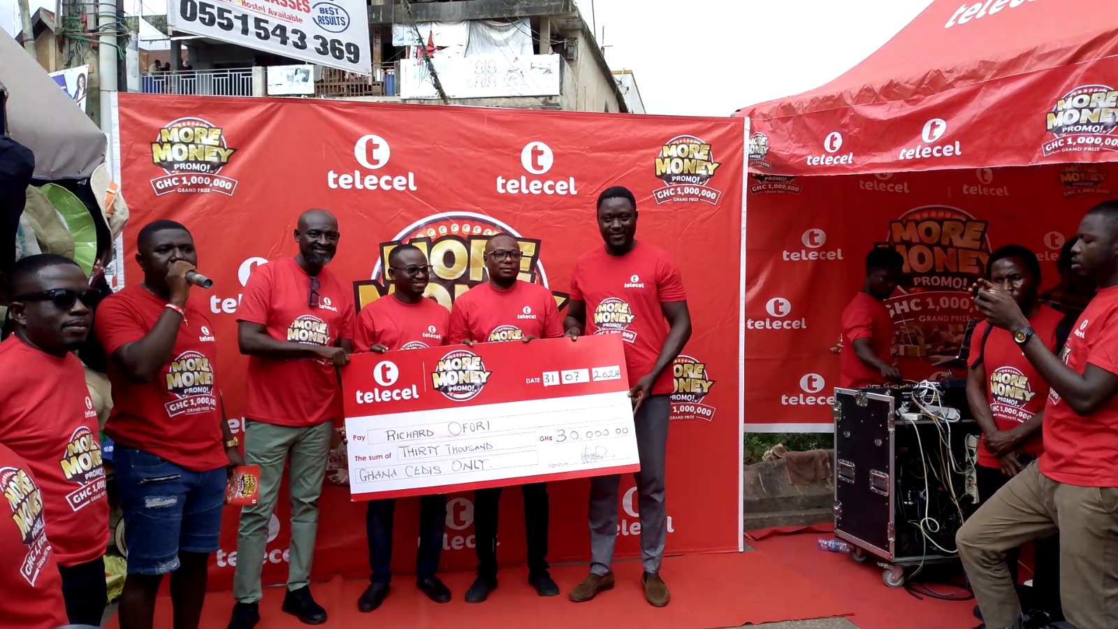 Telecel rewards winner of ‘More Money promo’ with GH¢ 30,000 cash prize ...