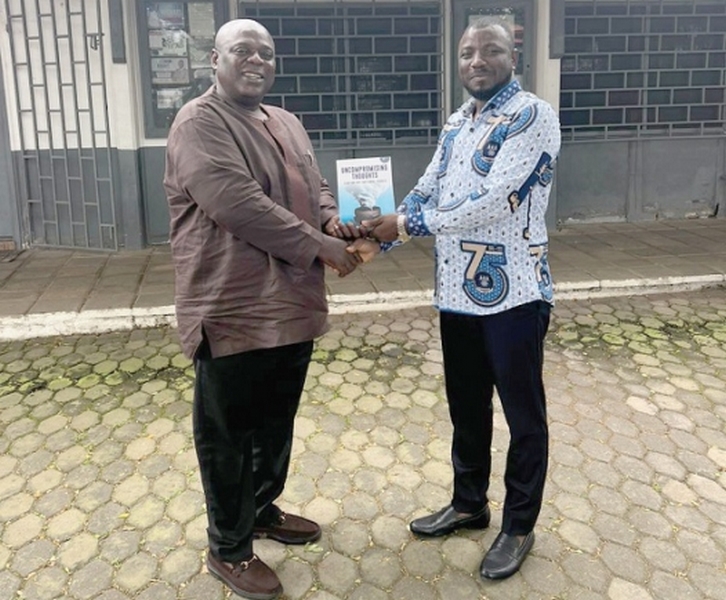 Koku Anyidoho presents book to UG’s Political Science Department ...