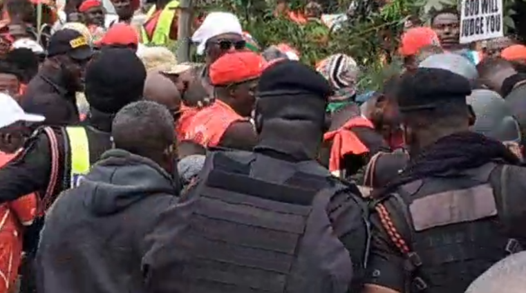 NDC demo: How Police clashed with protestors in Kumasi [Video ...