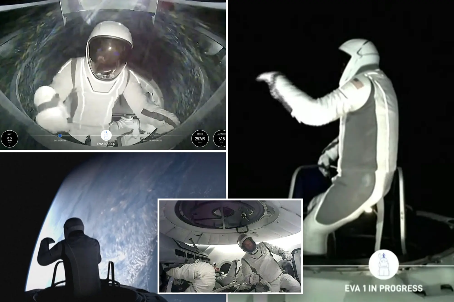 Billionaire completes first private spacewalk - Adomonline.com