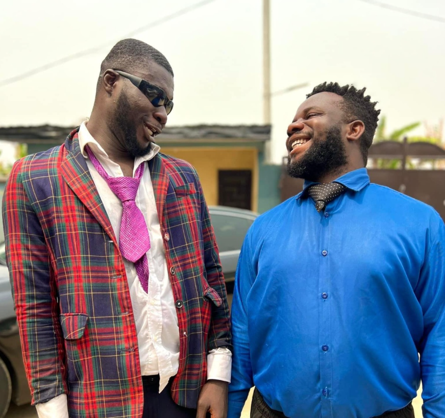 How Sabinus saved Ghanaian comedian, Seniorman Layla after being 'stranded' in Lagos