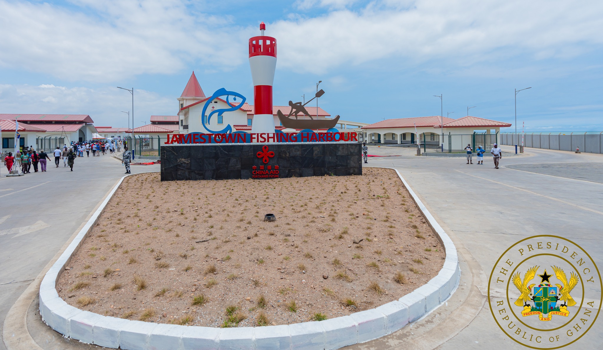 Akufo-Addo commissions ultra-modern Jamestown Fishing Harbour [Photos ...
