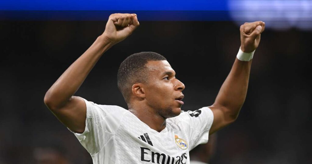 Mbappe scores first two La Liga goals in Real Madrid win - Adomonline.com