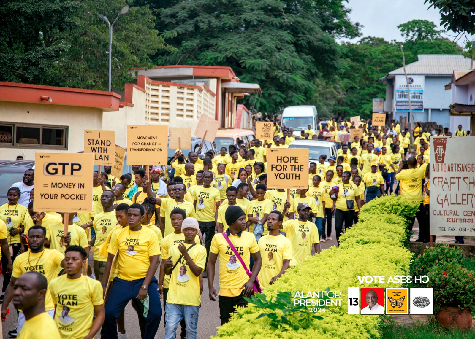 Alan to beat NPP in A/R after "Afrafranto Mega Walk" in Kumasi - Gabby ...