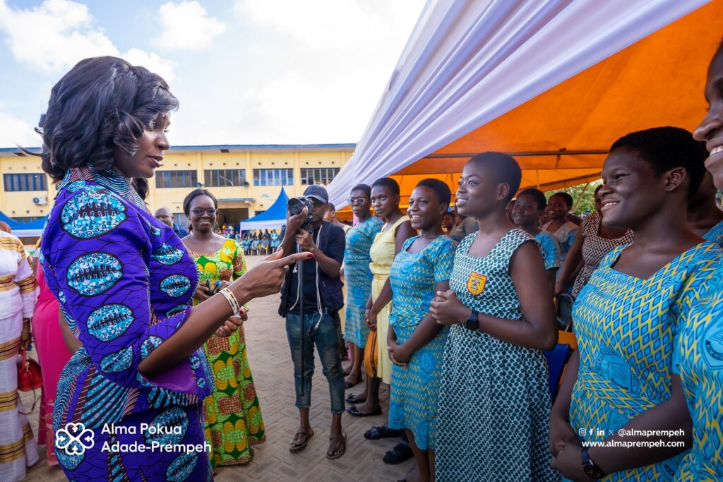 Napo’s wife advocates for menstrual hygiene - Adomonline.com