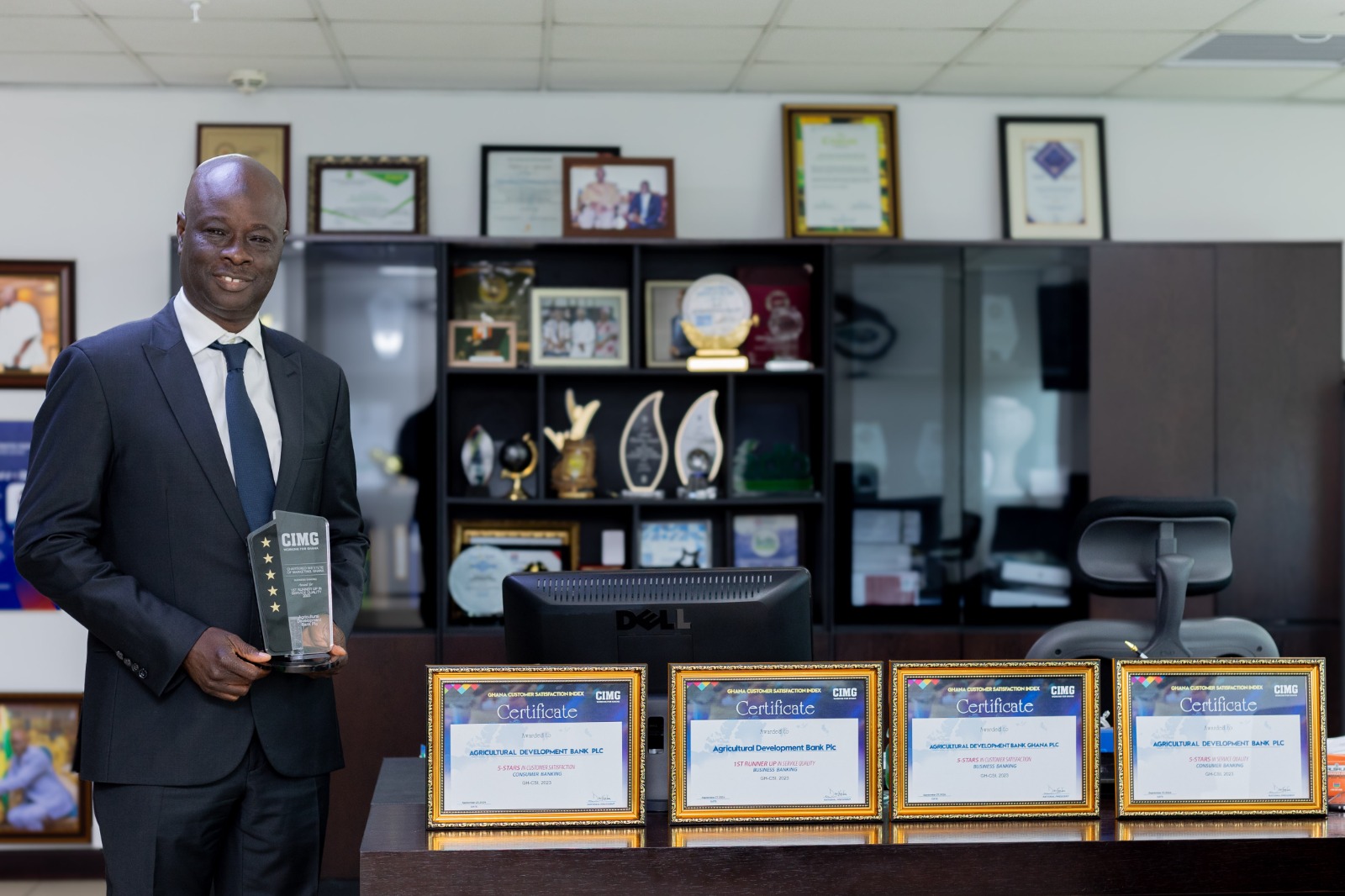 ADB wins big at CIMG Customer Satisfaction event - Adomonline.com