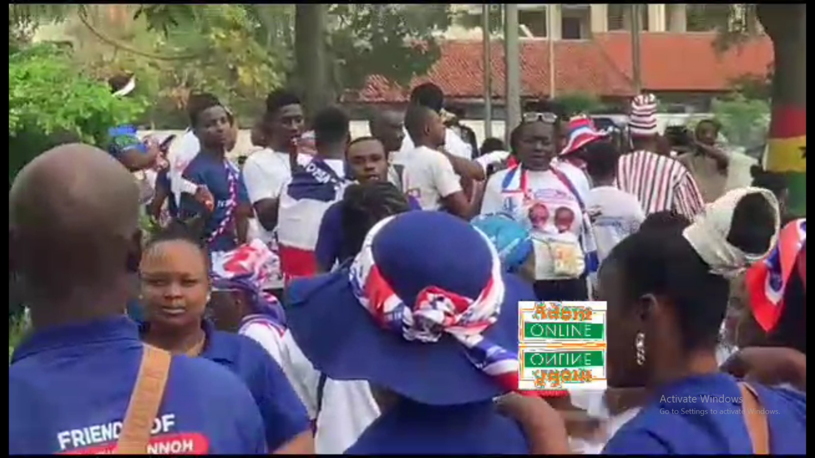 NPP supporters storm Parliament [Video] - Adomonline.com