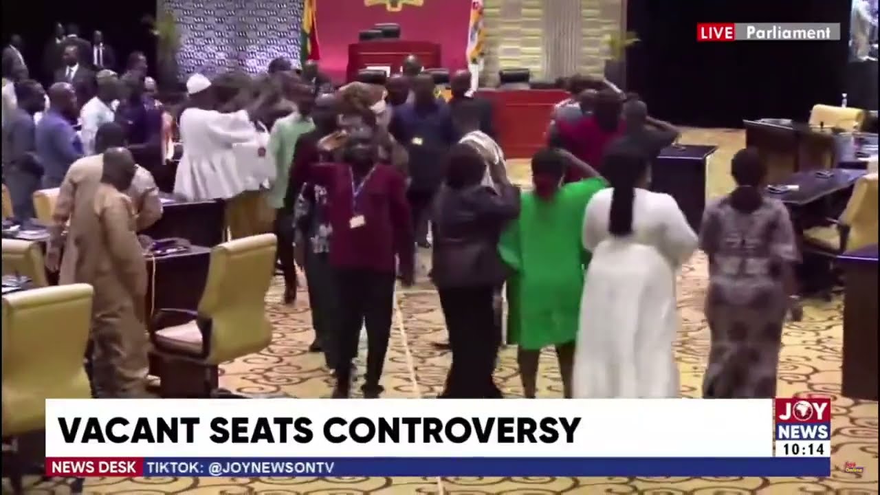 NDC MPs chant songs, march in chamber [Video] - Adomonline.com