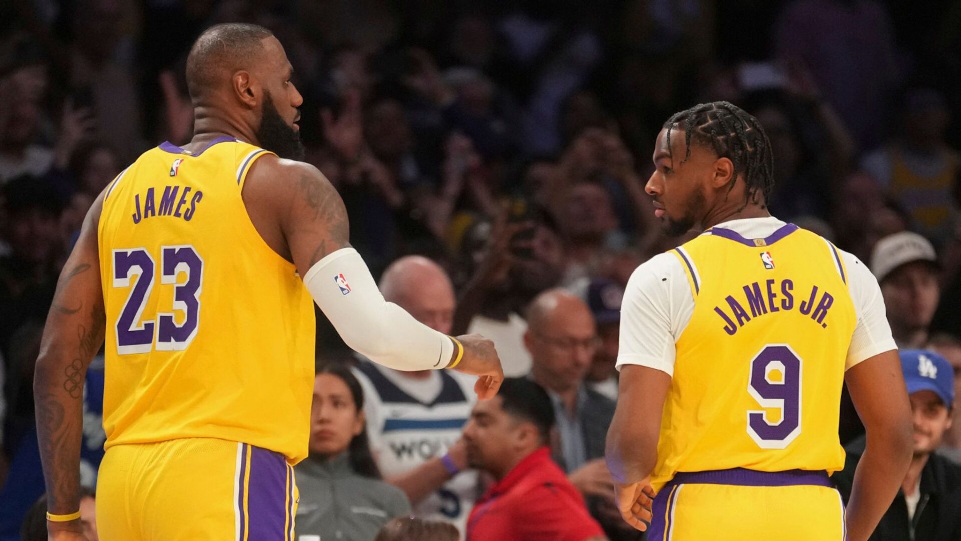 LeBron James and son Bronny make NBA history - Adomonline.com LeBron James and son Bronny make NBA history - Adomonline.com