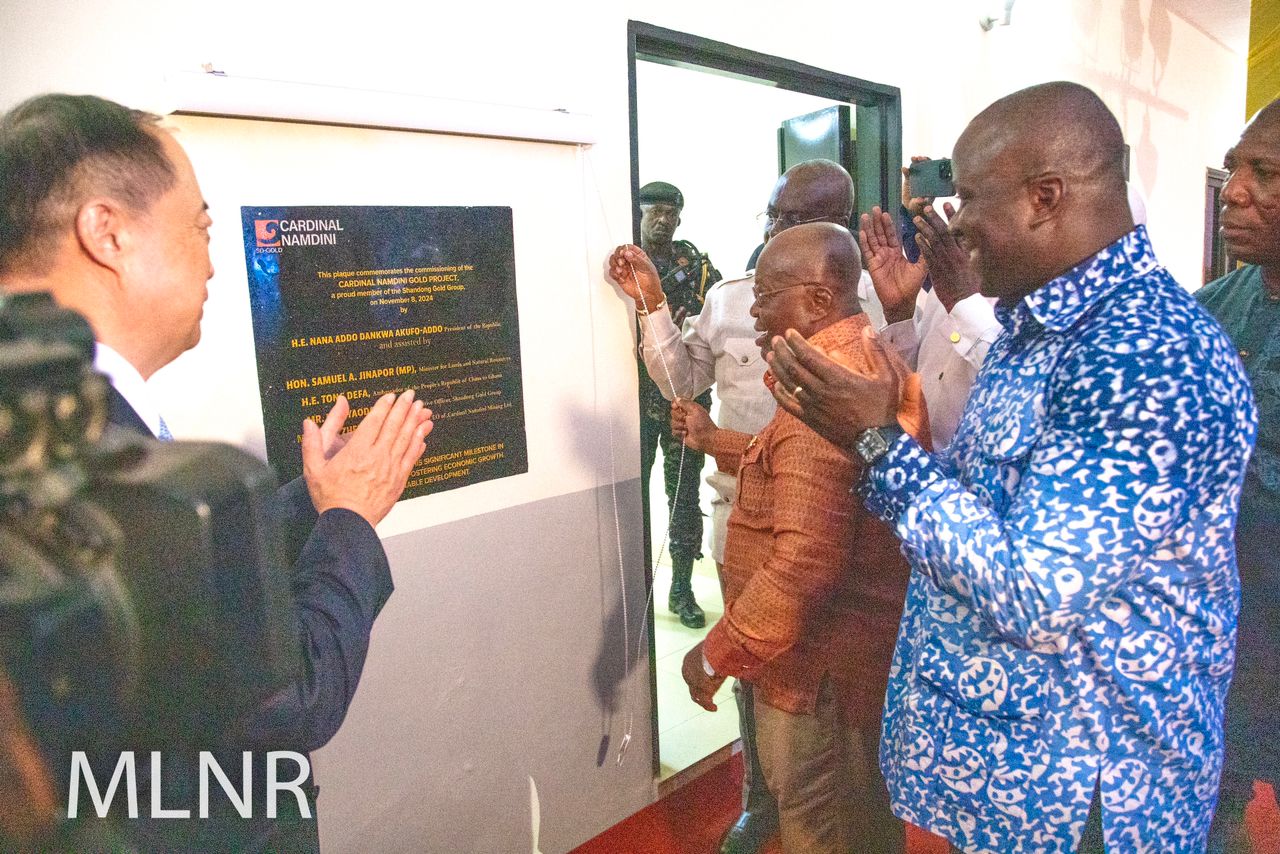 Akufo-Addo unveils Cardinal Namdini mining Ltd; West Africa’s largest ...