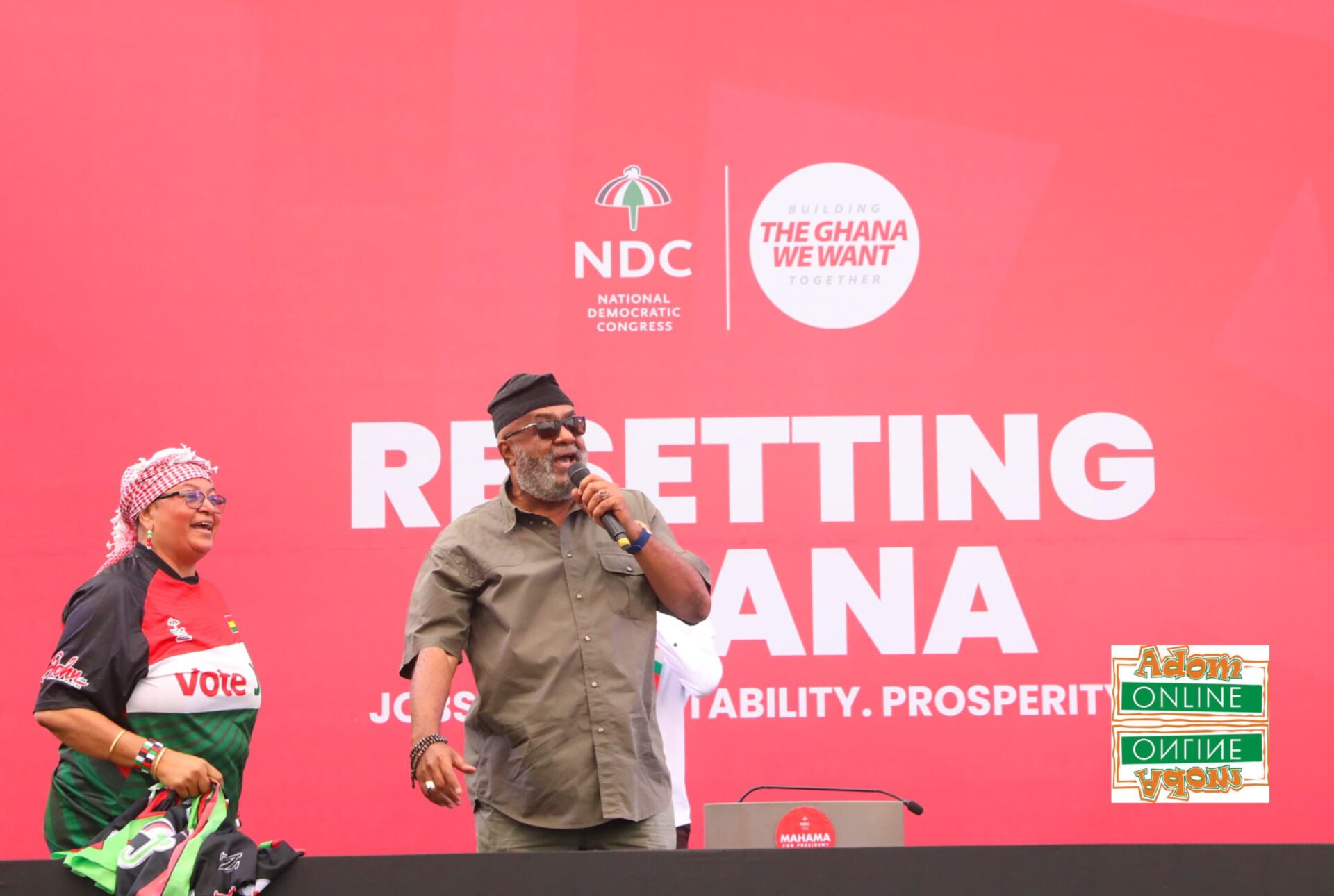 NDC draws crowd at climax of 2024 campaign [Photos] - Adomonline.com