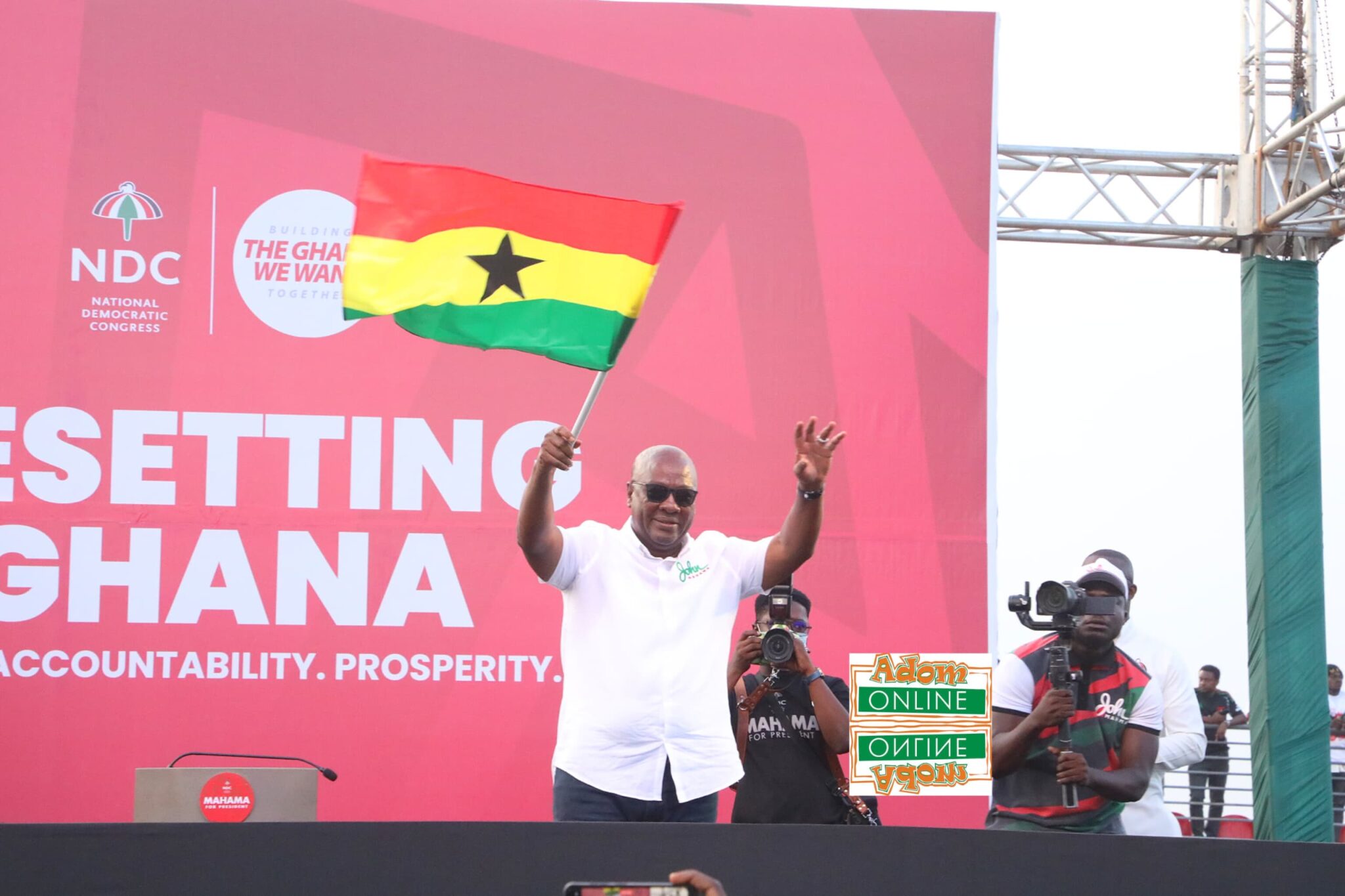 NDC draws crowd at climax of 2024 campaign [Photos] - Adomonline.com