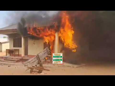 Damango EC office set on fire [Video] - Adomonline.com