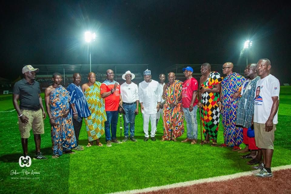 Amewu inaugurates 7,000-seater stadium in Hohoe