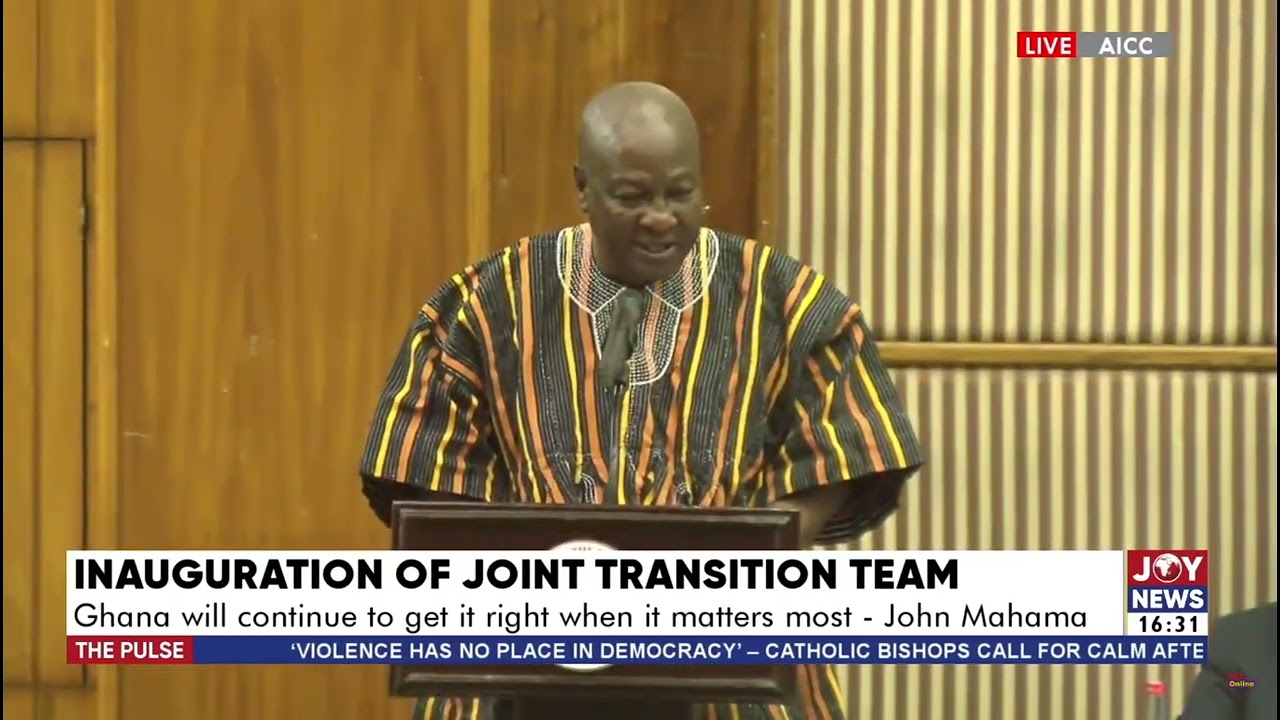 Mahama calls for seamless transfer at Joint Inauguration of ...