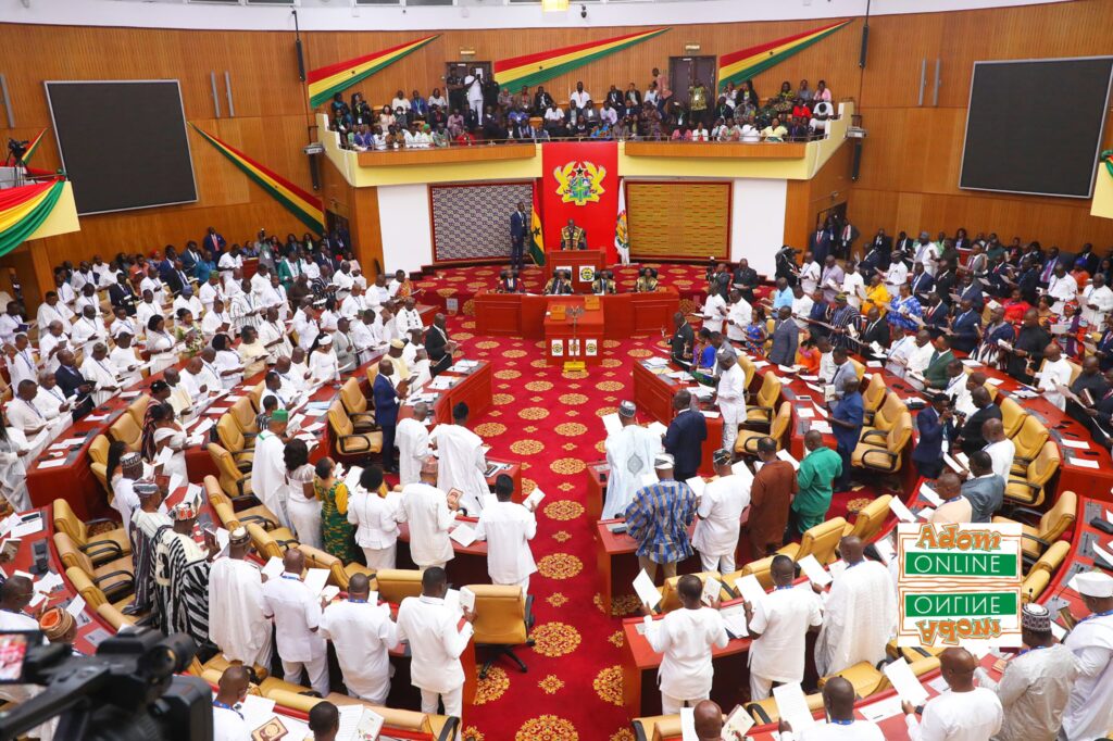 Irate NPP MPs protest in Parliament over post-election violent ...